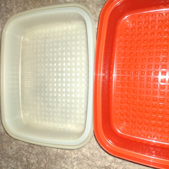 Tupperware | Kitchen | Vintage Large Tupperware Square Container | Poshmark